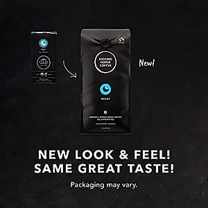 Kicking Horse Coffee, Decaf, Swiss Water Process, Dark Roast, Whole Bean, 10 Oz - Certified Organic, Fairtrade, Kosher Coffee