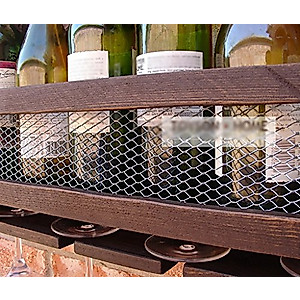 Wine Racks Metal Wine Glass Rack, Shelf Wine Glass Holder,Wine Glass Rack, Wine Glass Rack, Champagne Glass Rack,Glassware RackSize: L60 * W12 * H35cm