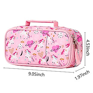 Choco Mocha 15inch Unicorn Backpack + Lunch Bag+ Pencil Bag