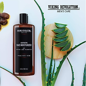 Viking Revolution - Natural Moisturizer Cream for Skincare, Anti Wrinkle & Anti Aging Facial Cream/Lotion, Mens Face Care
