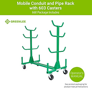Greenlee - Rack Assy,Pipe & Conduit (668), Material Handling (668)