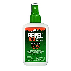 Repel 100 Insect Repellent, Pump Spray, 4-Fluid Ounces, 10-Hour Protection