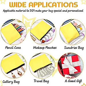 Weewooday 24 Pieces Bulk Makeup Bags Canvas Makeup Bags Bulk Canvas Zipper Pouch Bags Traveling Toiletry DIY Craft Pencil Bag with Zipper for Storage Supplies 12 Colors (9.25 x 6.89 Inch)