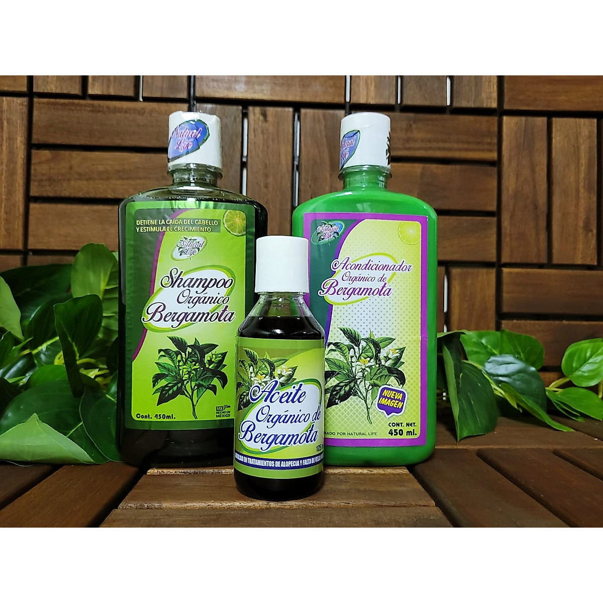 Organic Bergamot Shampoo + Conditioner & Oil ( 3 Pack ) Dist. by C&A Naturistics