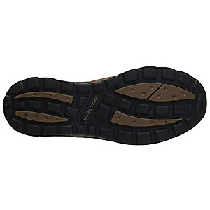 Skechers USA Men's Relaxed Fit Memory Foam Superior Gains Slip-On,15 M US,Dark Brown