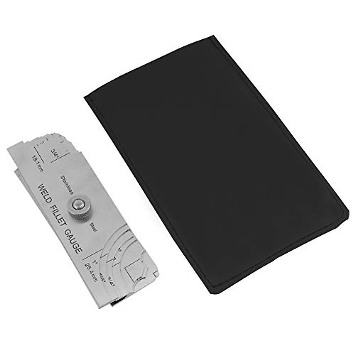 Fillet Weld Gauge,Metal Weld Fillet Gauges Set , Stainless Steel Welding Gauge Gage Test Ulnar Welder Inspection Gauge,for testing of boilers, bridges, shipbuilding, pressure vessels