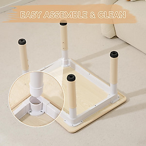 SINKIPA Kids Table and 2 Chairs Set, Height Adjustable Toddler Table and Chairs, Graffiti Desktop Kids Study Table with Anti-Slip Foot Covers, Children Activity Table for Ages 2-10