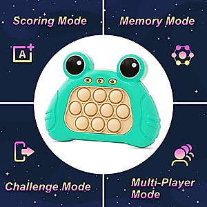 Quick Push Console with Instant Sound Feedback | Handheld Fast Speed Pushing Game | Pop The Target Interactive Educational Sensory Fidget Toy for Kids Adults | Fun Gift for Children 3-12