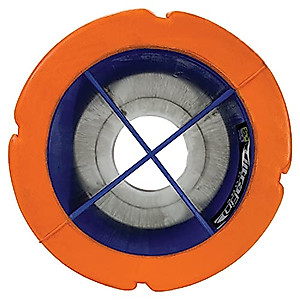 GoFit 13” Massage Go Roller - Massage Bar and Training Manual,Orange,GF-FR13-ORNG