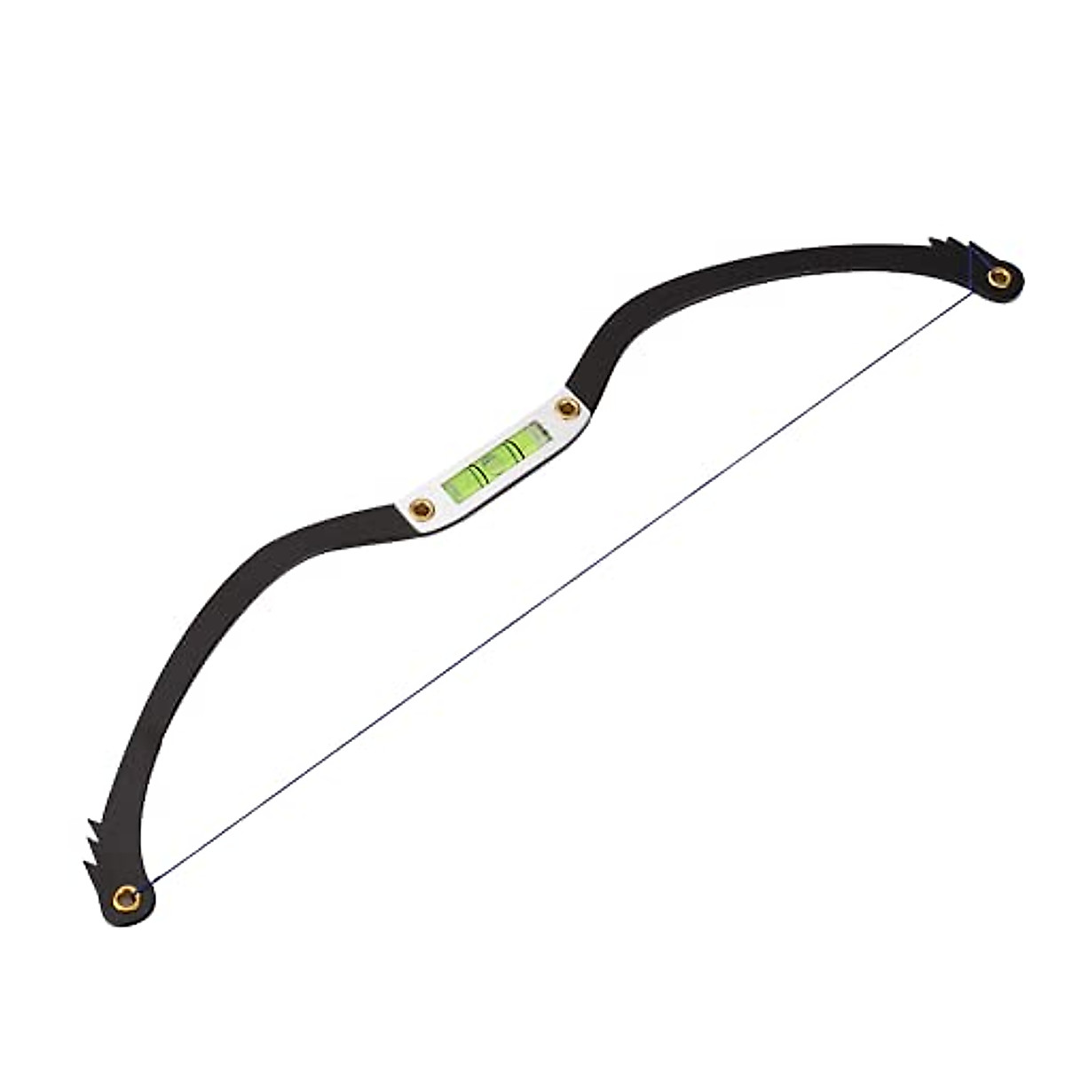 Eyebrow Ruler,Eyebrow Line Marker Ruler,Eyebrow Mapper with Strings,Bow Mapper Tool with Mapping Thread Positioning Liner Sponge Measure Marker Ruler Tool(black)