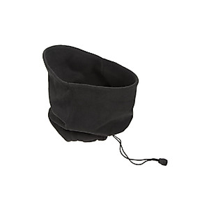 Mountain Warehouse Windproof Neck Gaiter - Warm Winter Neck Warmer Black