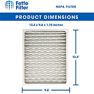 Fette Filter - Air Purifier HEPA Filter Compatible with Hunter HEPAtech 30928 for models 30057 30059 30067 30078 30079 30124 30126 Air Purifier Pack of 4 Part # 30928