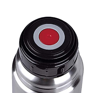 LSXX Thermoses Vacuum Insulated 17 Ounce Compact Stainless Steel Beverage Bottle (500 ml/17 OZ, Stainless steel)