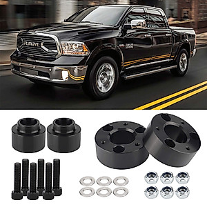 3 inch Front 2 inch Rear Leveling Lift Kits for 2009-2024 Ram 1500 4WD 4X4 Only, 3 Inch Front Strut Spacers and 2 Inch Rear Lift Spacers for Ram 1500