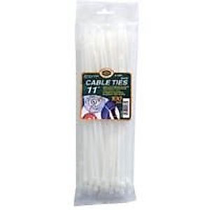 KC Professional 97080 4" Nylon Cable Tie 100 Ct Nat