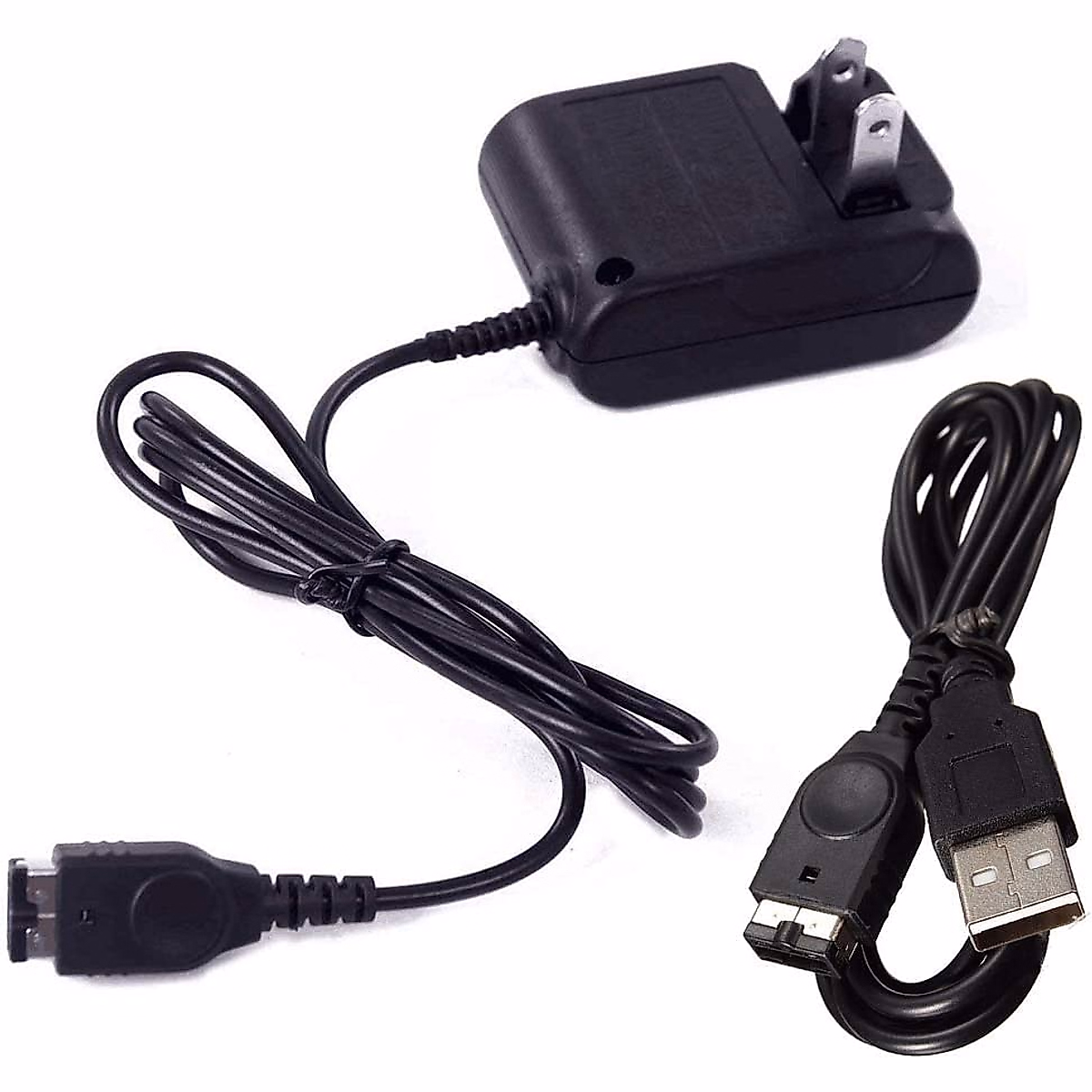 Charger Kits for Gameboy Advance SP, AC Adapter Supply Charging Cable and USB Charger Cord for Game Boy Advance SP Systems(GBA SP) and Nintendo DS