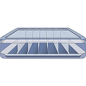 Beautyrest Hi Loft Air Bed Mattress with Pump and Edge Support, 17" Queen