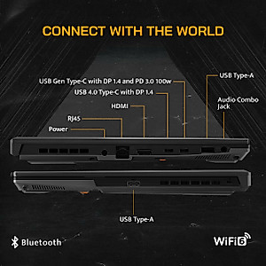 asus TUF A16 16'' FHD 165Hz Gaming Laptop, AMD Ryzen 7-7735HS, Radeon RX7600S V8G Graphics, 32GB DDR5 RAM, 1TB PCIe SSD, RGB Backlit Keyboard, Wi-Fi 6, HD Camera, Black, Win 11 Pro, 32GB USB Card