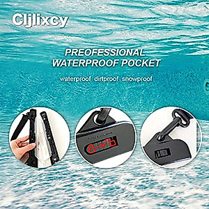 Cljlixcy Universal iPad Waterproof Bag Case Touch Sensitive Dry Bag with Lanyard Waterproof Bag Case for iPad 8th/7th/6th/5th/4th Generation 10.5/10.2/9.7/10.2 ipad Mini case