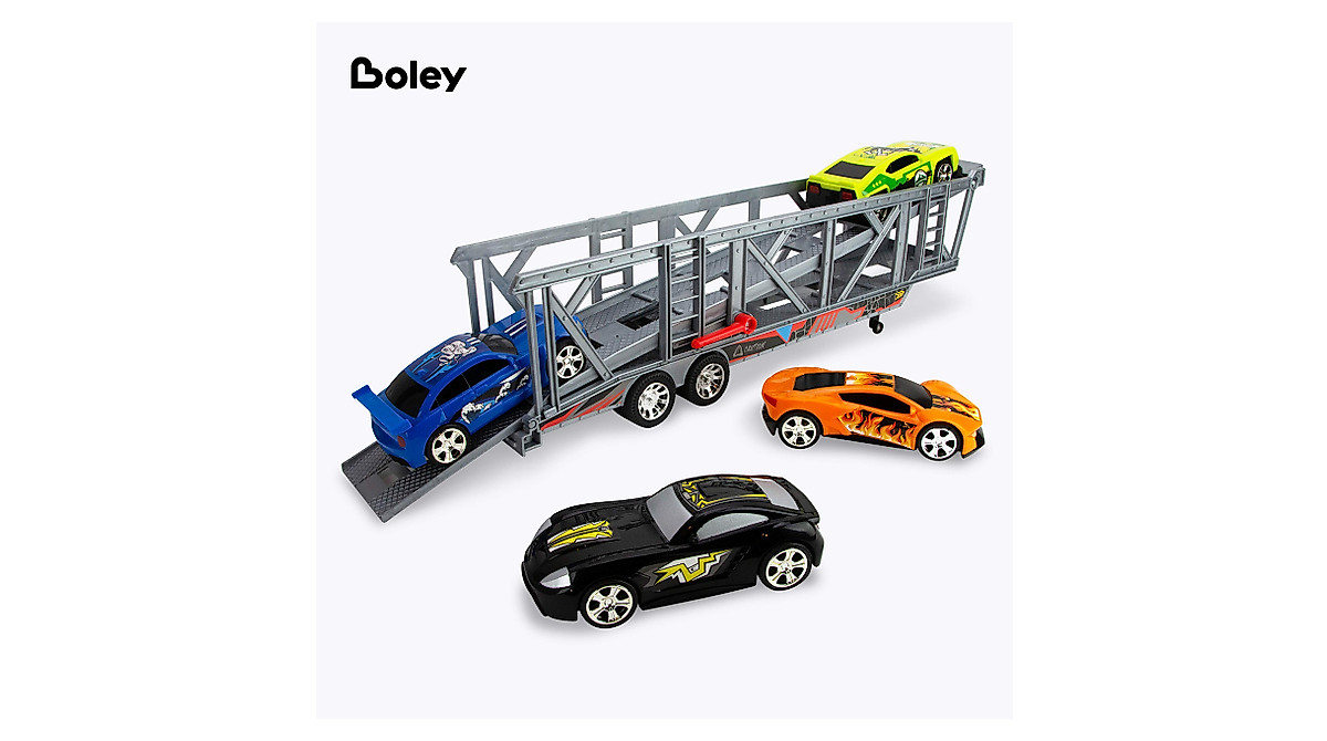 Boley Race Car Truck Hauler - Fun Toy for Kids