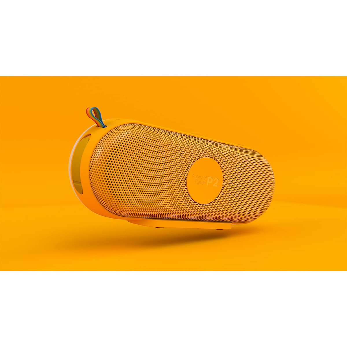 Polaroid P2 Music Player (Yellow) - Powerful Portable Wireless Bluetooth Speaker Rechargeable with Dual Stereo Pairing