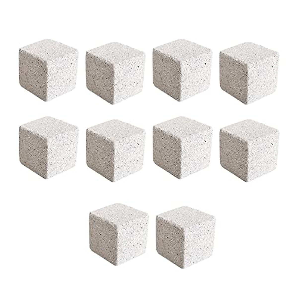 MagiDeal 10Pcs Stone Square Hamster Teeth Grinding Pet Teeth Supplies Chewing Toy, Rodent Stone Pet Chew Toy for Chinchillas, Gerbil, Rat, Pets, 3cm