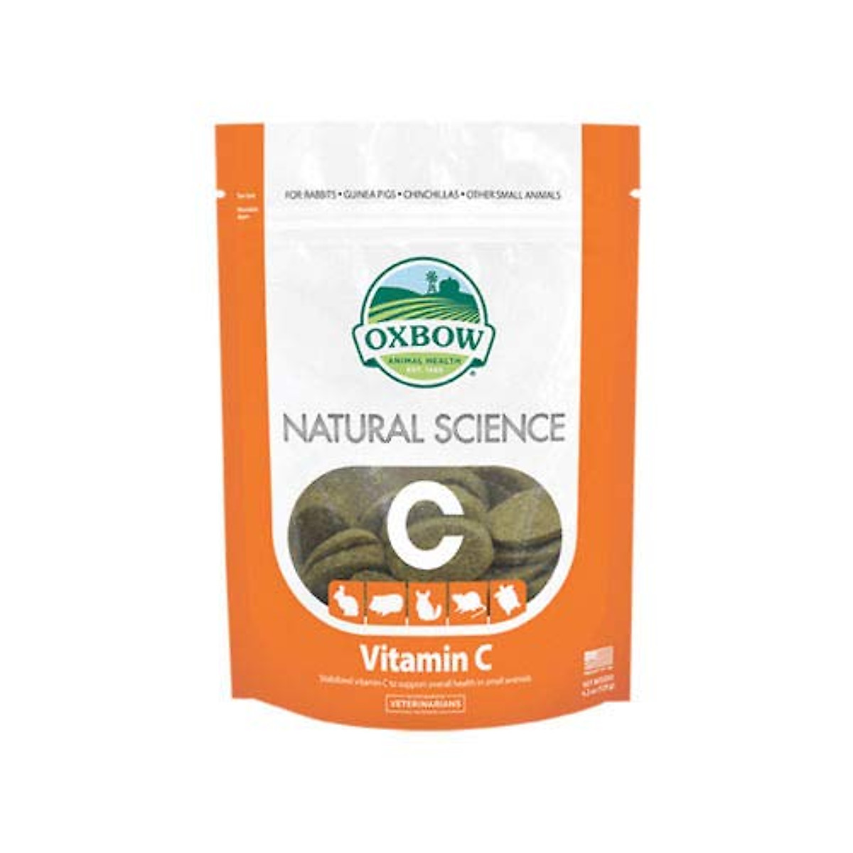 Oxbow Natural Science Vitamin C Supplement Hay tabs Rabbit Chinchilla Guinea Pig