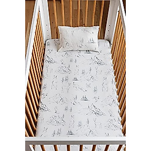 Pobibaby - 2 Pack Premium Toddler Pillowcase - Ultra Soft Jersey Knit - Crib Pillow, Kids Pillow, Travel Pillow Case Cover (Explore)