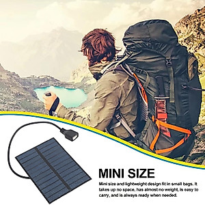 3W 5V Mini Solar Panel for Smart Phone, Small Fans, Outdoor, Portable Polysilicon Solar Photovoltaic Panel