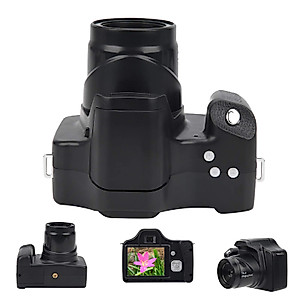 Jopwkuin Small Camera, 24MP Photo Shooting Digital Camera 1500mAh Large‑Capacity Battery for Travel for Home Use(Standard Edition)