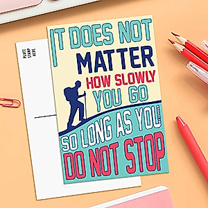 Sweetzer & Orange Motivational Postcards Pack (60 Post Cards) 4x6 Postcards for Kids and Adults. Growth Mindset Affirmation Cards, Mindfulness Cards, Inspiration Cards and Blank Encouragement Cards