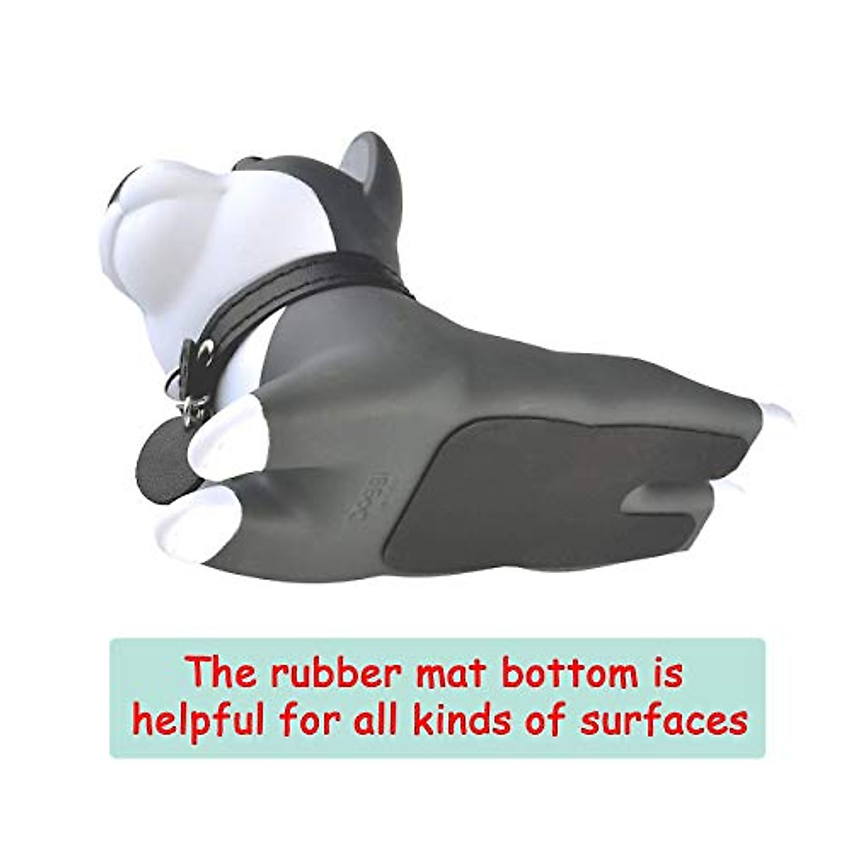 QOGRISUN Cute Cell Phone Stand for Desk, Dog Phone Holder, Animal Desk Accessories, Angle Adjustable, Mount for iPhone Smartphones and Tablets, Husky