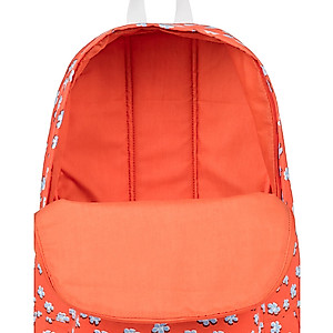 Roxy Women's Sugar Baby Canvas Backpack, Tiger Lily Flower Rain, One Size