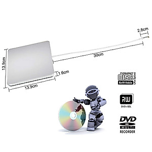 VikTck External CD DVD Drive USB C Ultra Slim Portable CD DVD RW/ROM Burner Writer Player Superdrive for MacBook Pro Air iMac Laptop Mac os Windows 10