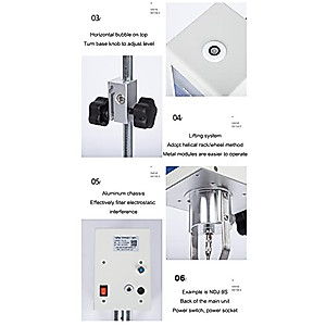 NDJ-8S Digital Rotational Viscometer with with 4 Types of rotors (No. 1, 2, 3, 4) and No. 0 Rotor Set