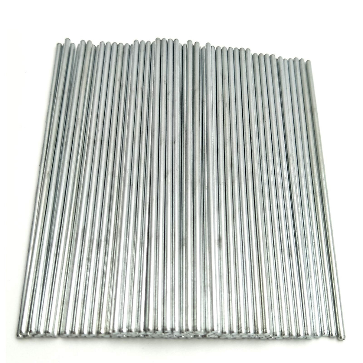 EUDAX 100Pcs Dia.2mm STEM Toys Shaft Round Rod Axles for DIY Toy RC Car Boat Helicopter Model Part (2mmx100mm)