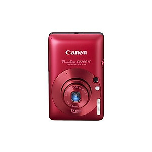Canon PowerShot SD780IS 12.1 MP Digital Camera with 3x Optical Image Stabilized Zoom and 2.5-inch LCD (Deep Red)