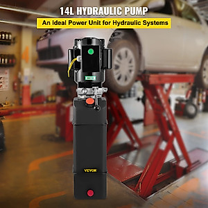 Mophorn Hydraulic Pump 2950 PSI 60HZ Hydraulic Power Unit 3 HP 220V Hydraulic Power Pack for 2 & 4 Post Lifts Car Lift Hydraulic Power Unit with 3.5 Gallon Reservoir