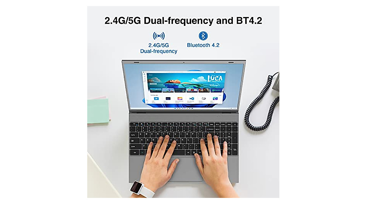 BiTECOOL Windows 11 Laptop - 15.6" FHD, Intel Celeron, 12GB RAM