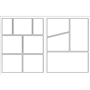 Blank Comic Book (with bonus stencil and blank cover!)