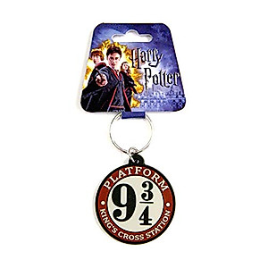 Harry Potter - Platform 9 3/4 - Rubber Keychain, Multi-Colored, One Size