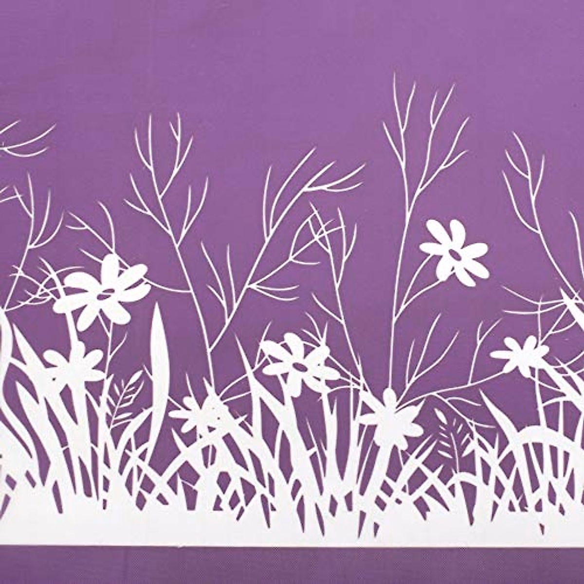 AK ART KITCHENWARE Grass Cake Mesh Stencils Royal icing Lace Mat Fondant Molds Cake Decorating Tools Cake Stencils Pastry Tools Bakeware Art Decor Stencils Food Decorating Stencils MST-26