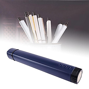 Nishiyuenyi Drawings Tube Document Storage Tube Telescopic Scrolls Carry Case Poster Storage Tube for Paintings, Drawings, Pictures, Blue