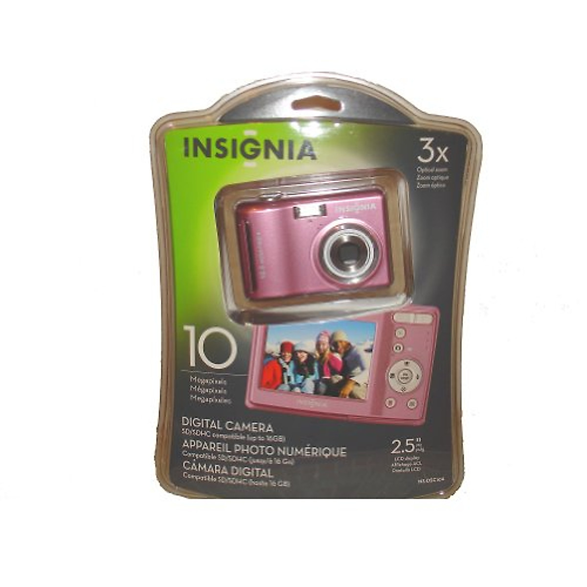 Insignia NS-DSC10A 10.0 MP Digital Camera - Pink