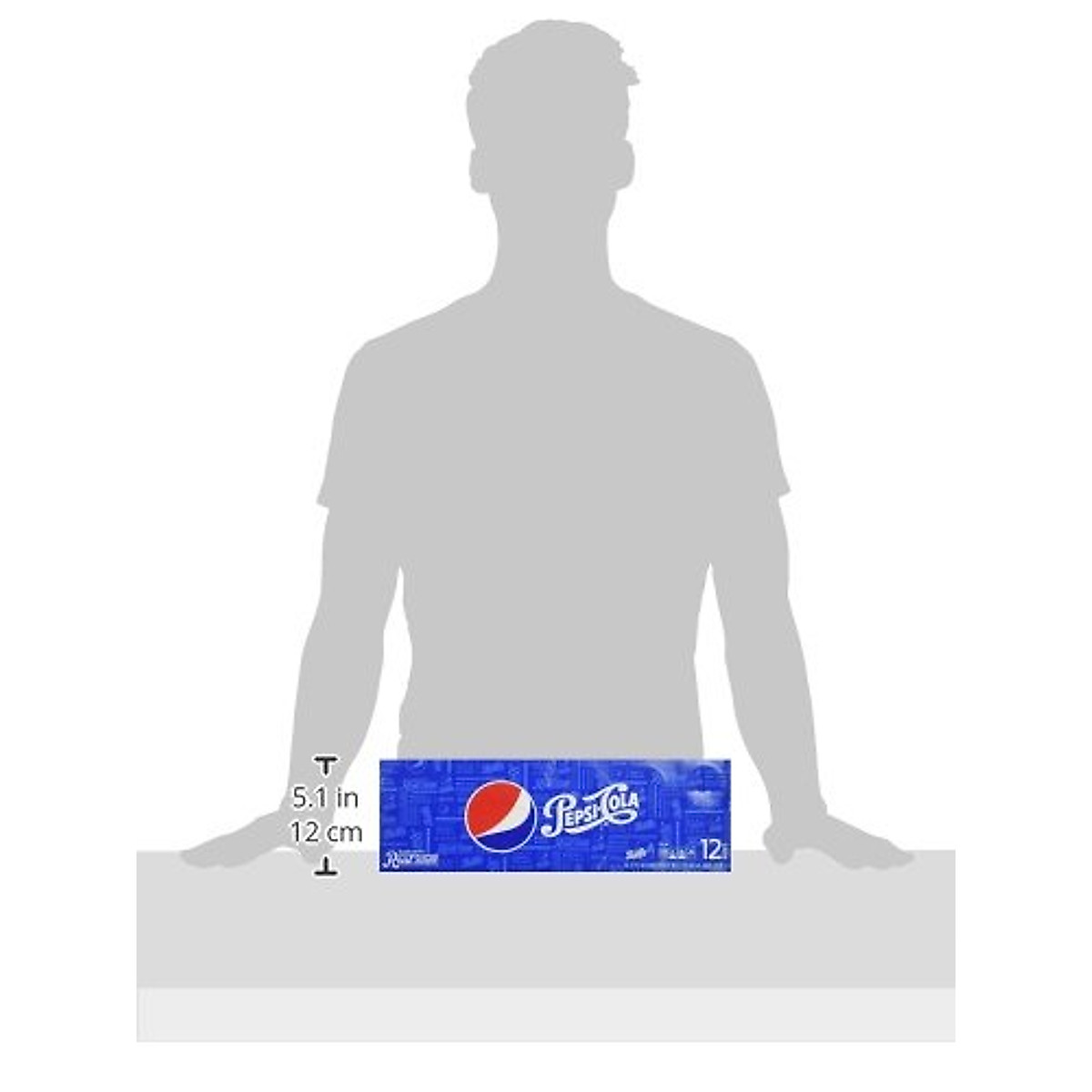 Pepsi Made With Real Sugar Cola Soda Pop, 12oz Cans (12 Pack)
