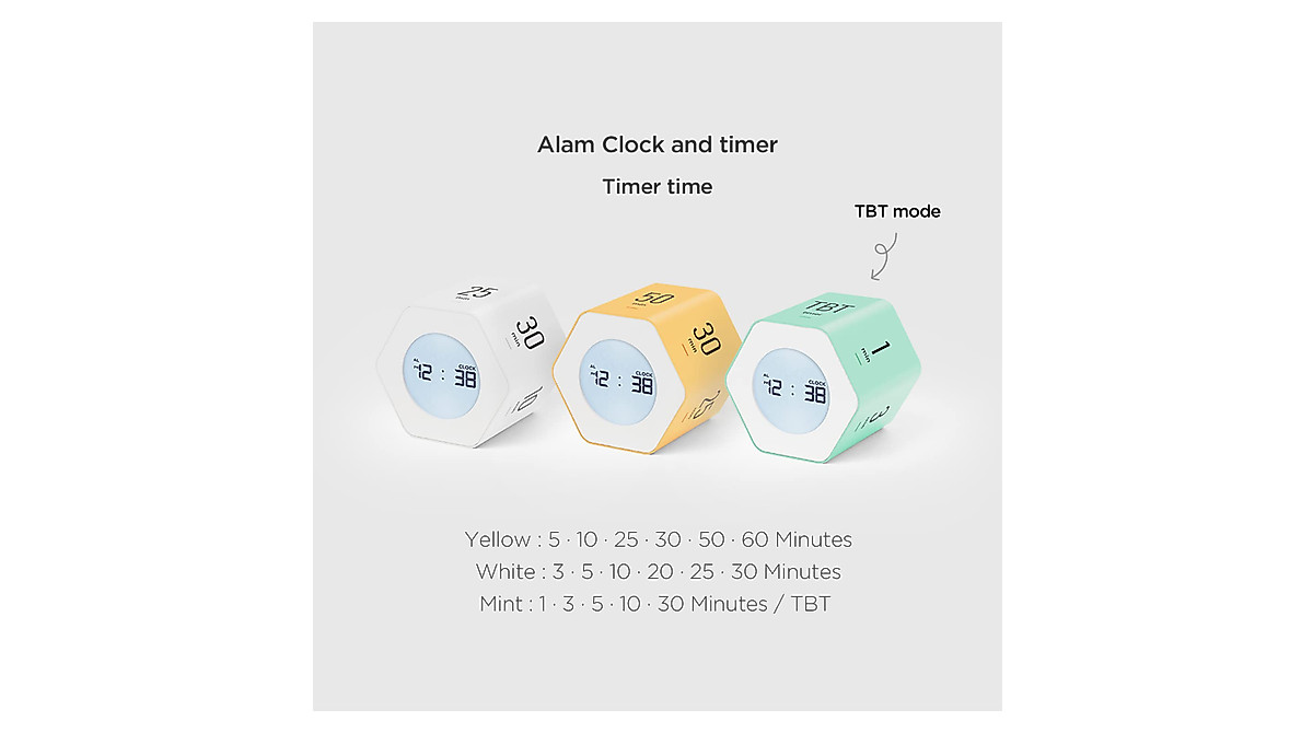 Mooas Multi Hexagon Clock Timer For Every Need