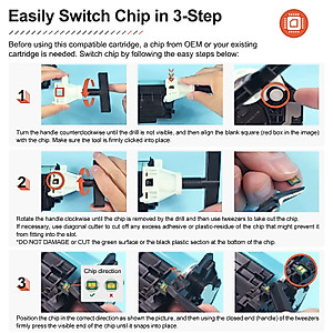 v4ink [Need OEM Chip Compatible Toner Cartridge Replacement for HP 134A W1340A 134X W1340X for use in HP M209dw M209dwe MFP M234dw M234dwe M234sdw M234sdwe M209 M234 Printer 1-Pack Improved Version
