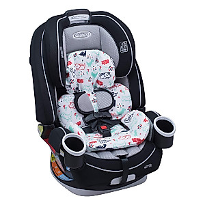 JYOKO Kids Cover Liner Made Cottton for car seat Compatible with Reducer Graco 4Ever (Dino Party)