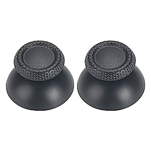 1 Pair Analog Joystick Thumb Stick Grip Cap Replacement for PS5 Controller Black