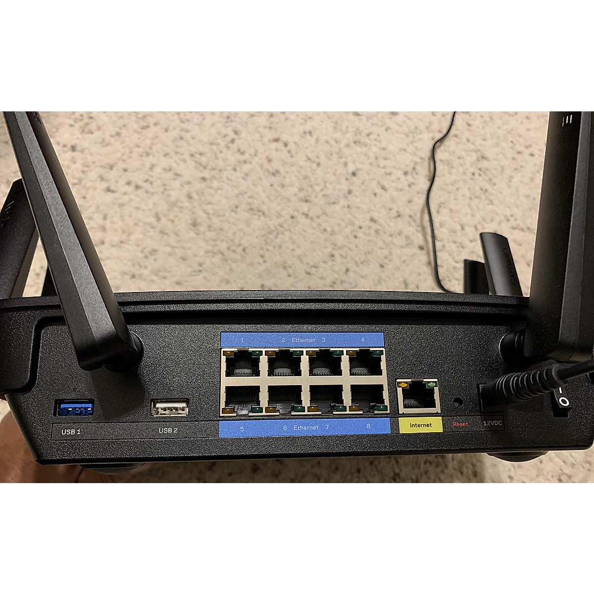 Linksys WiFi 5 Router, Tri-Band, 3,000 Sq. ft Coverage, 25+ Devices, Speeds up to (AC5400) 5.4Gbps - EA9500